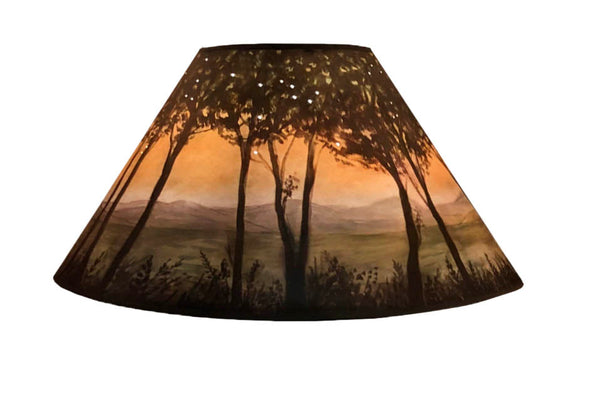 Large Conical Lamp Shade in Dawn - Janna Ugone & Co