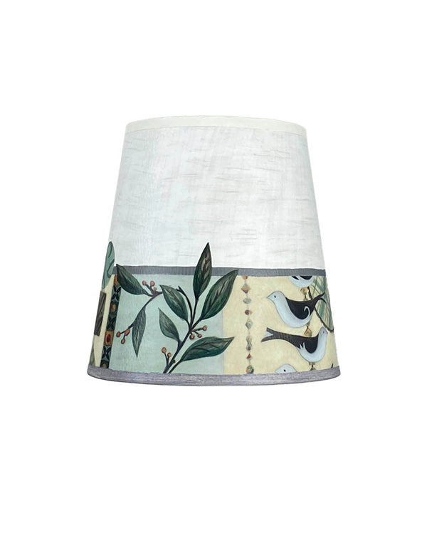 Small Drum Lamp Shade in New Capri Opal - Janna Ugone & Co
