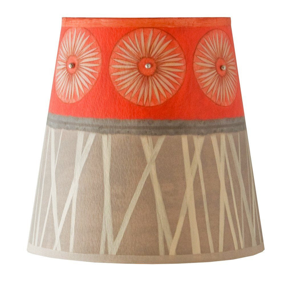 Small Drum Lamp Shade in Tang - Janna Ugone & Co
